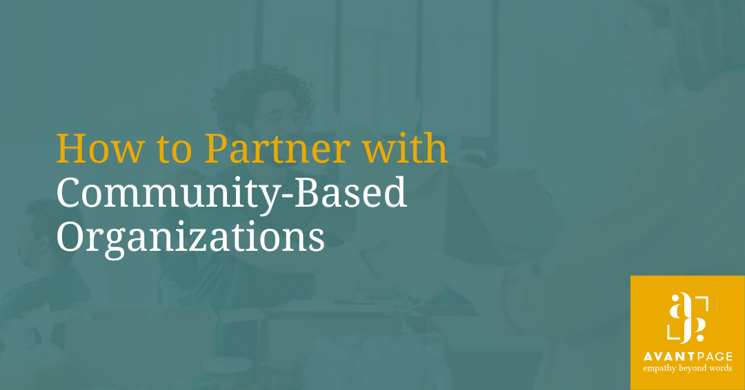 How to Partner with Community Based Organizations – Avantpage Translations