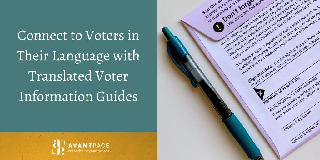 Connect to Voters in Their Language with Translated Voter Information ...