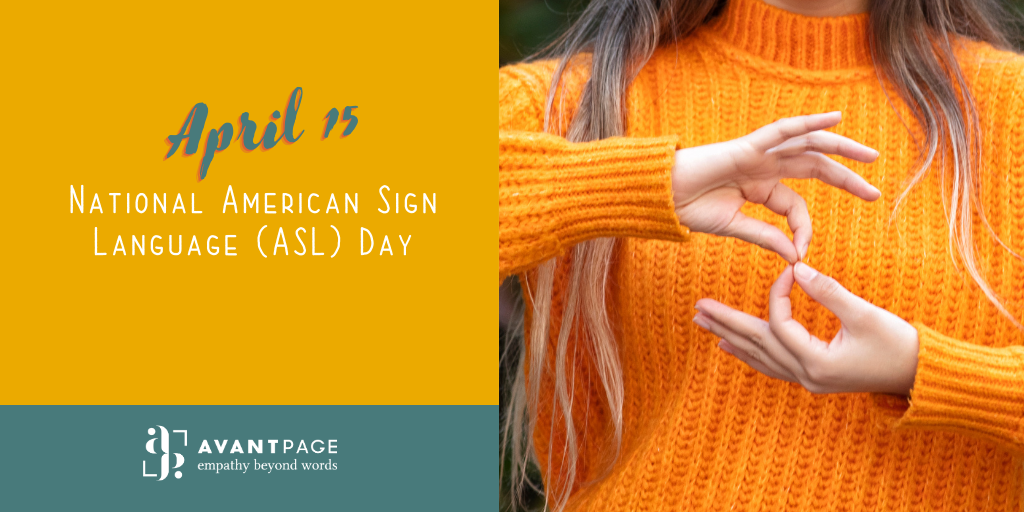 Celebrating ASL Day - Avantpage Translations